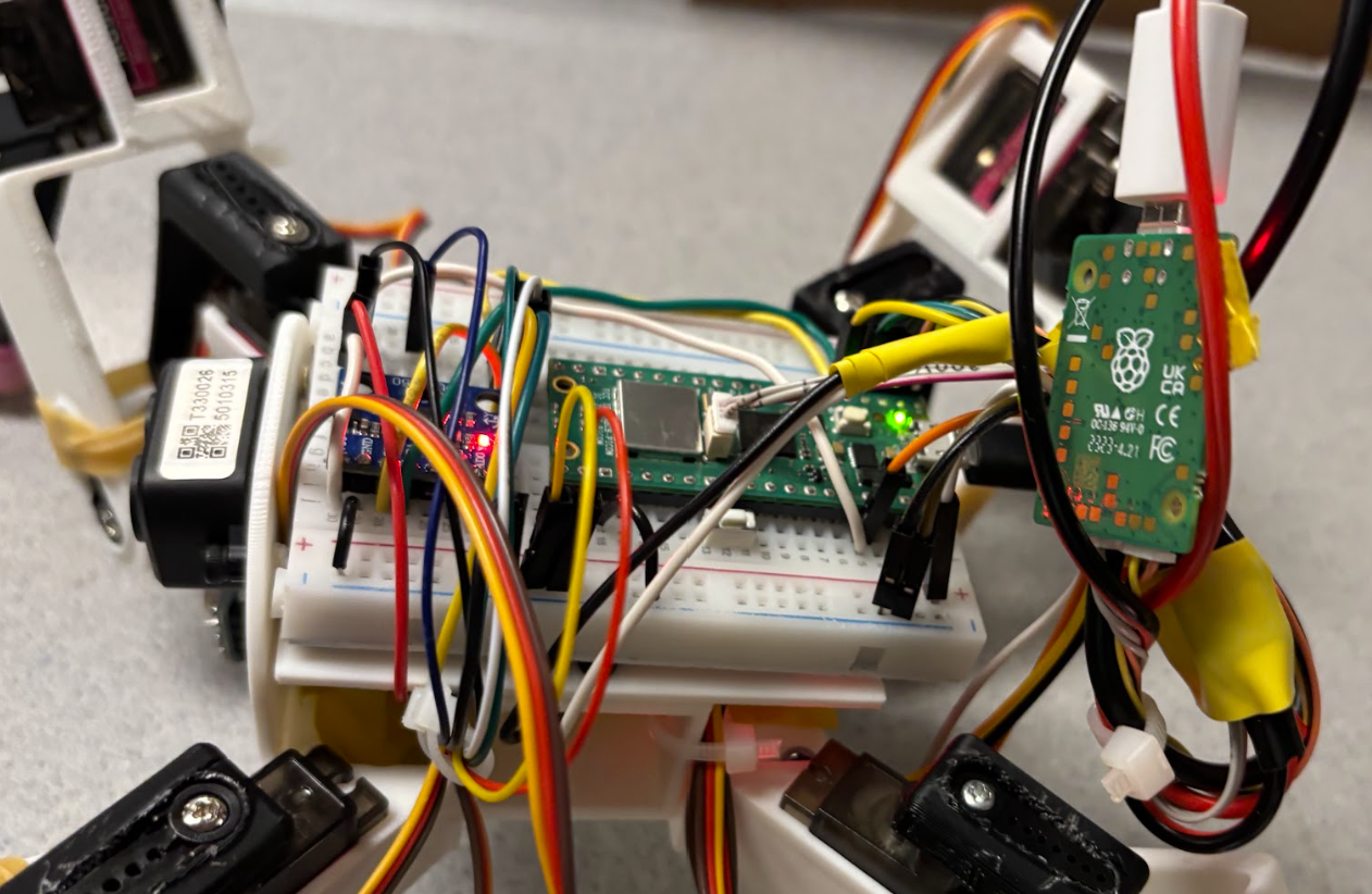 12-DOF Quadruped Robot - ECE 4760 Final Project