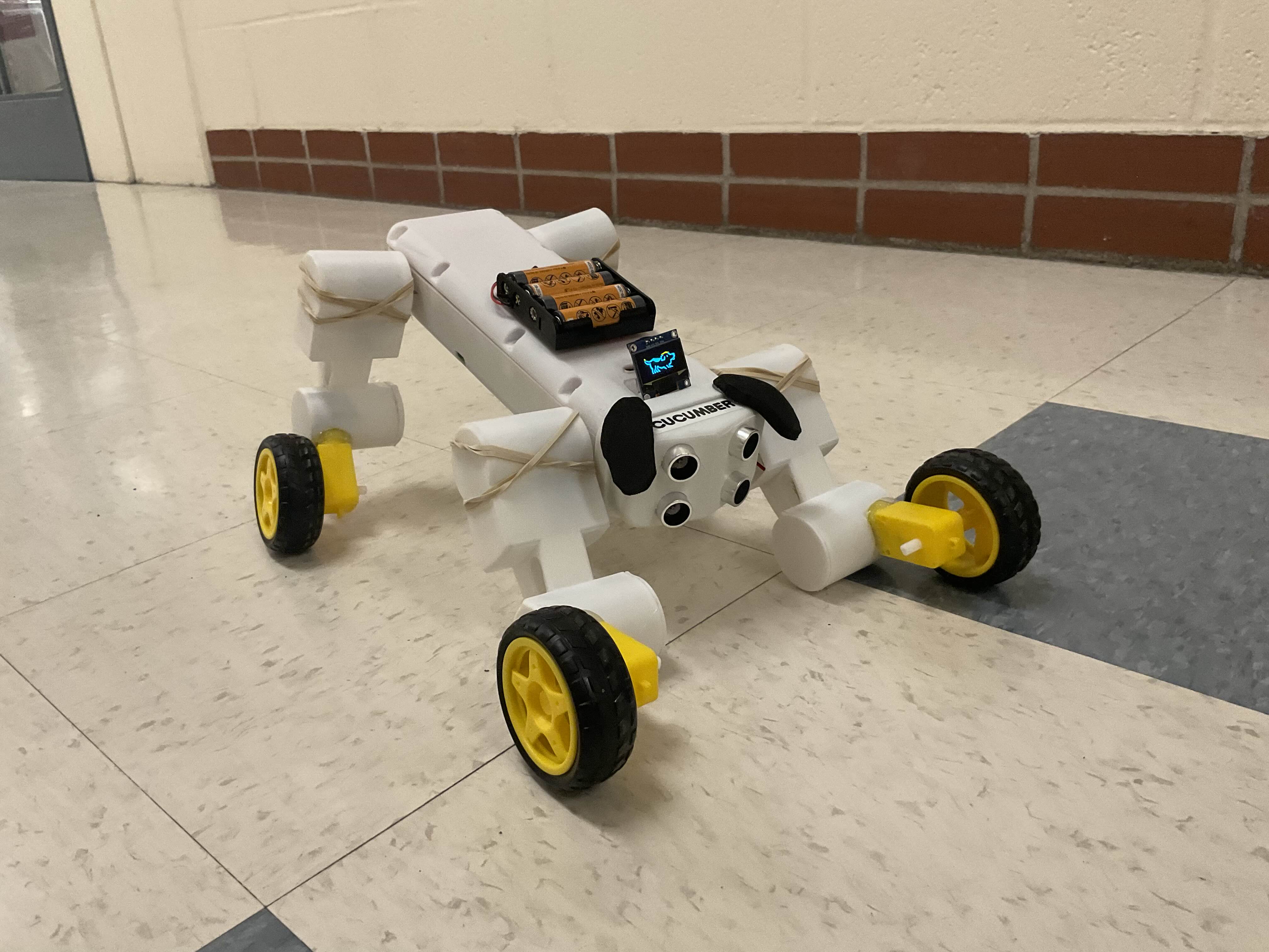 Cucumber - A Reliable Robot Pet (ECE 4760 Final Project)